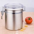 Food Storage Stainless Steel Canister Organizer for Milk Powder Coffee ...