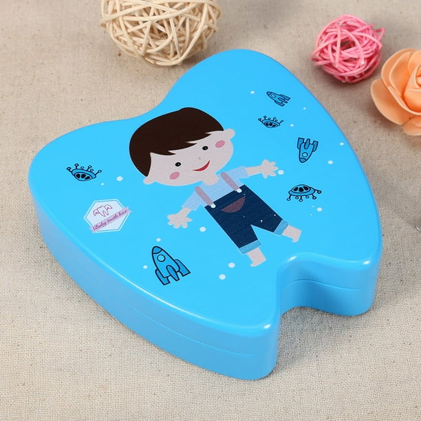 Tooth Collection Box Baby Tooth Box Wooden Children Milk Teeth ...
