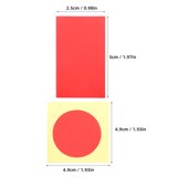 ITSELFER 7 Sheets Pressure Gauge Stickers Adhesive Pressure Gauge ...