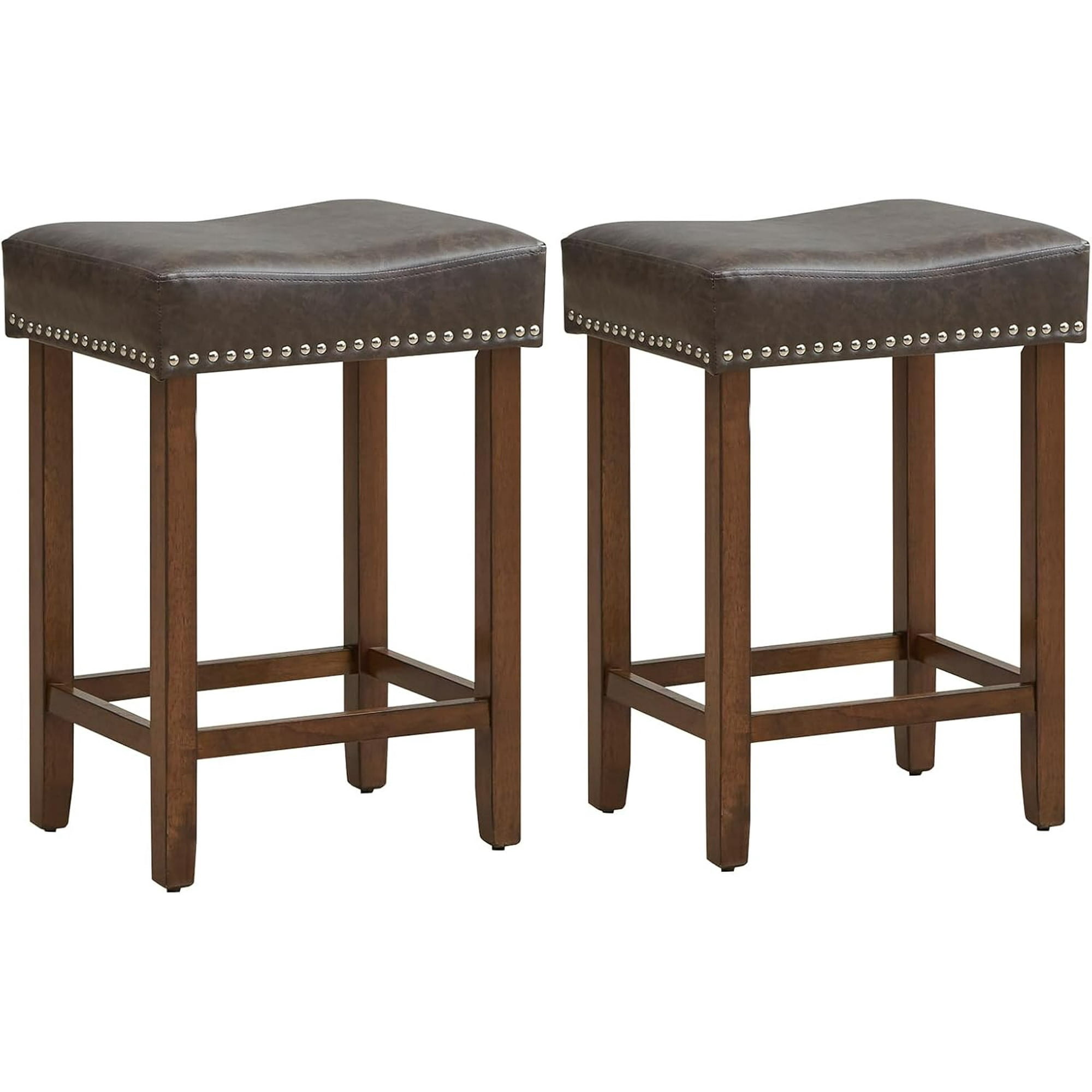 Click here for Ltmjwr Set Of 2 Bar Stools  24 Saddle-Shaped Count... prices