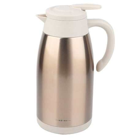 Double-Walled 2L Coffee Flask, Insulation Jug, Heat Retention Office ...