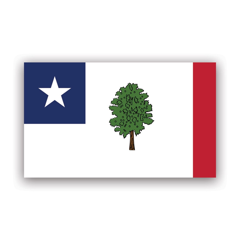 Magnolia Flag Sticker Decal - Self Adhesive Vinyl - Weatherproof - Made ...