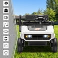 FINITO Kids Ride On Golf Cart 24V 4WD Battery Powered Toy Car with ...