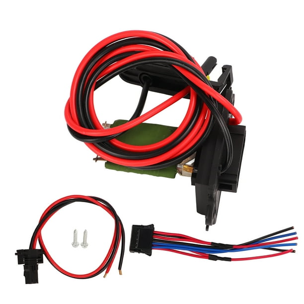 Heater Blower Motor Resistor 7701209803 with Wiring Loom Replacement ...