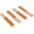 1Piece red copper threaded rod M16x40x60mm, tooth diameter: 14mm Shank ...