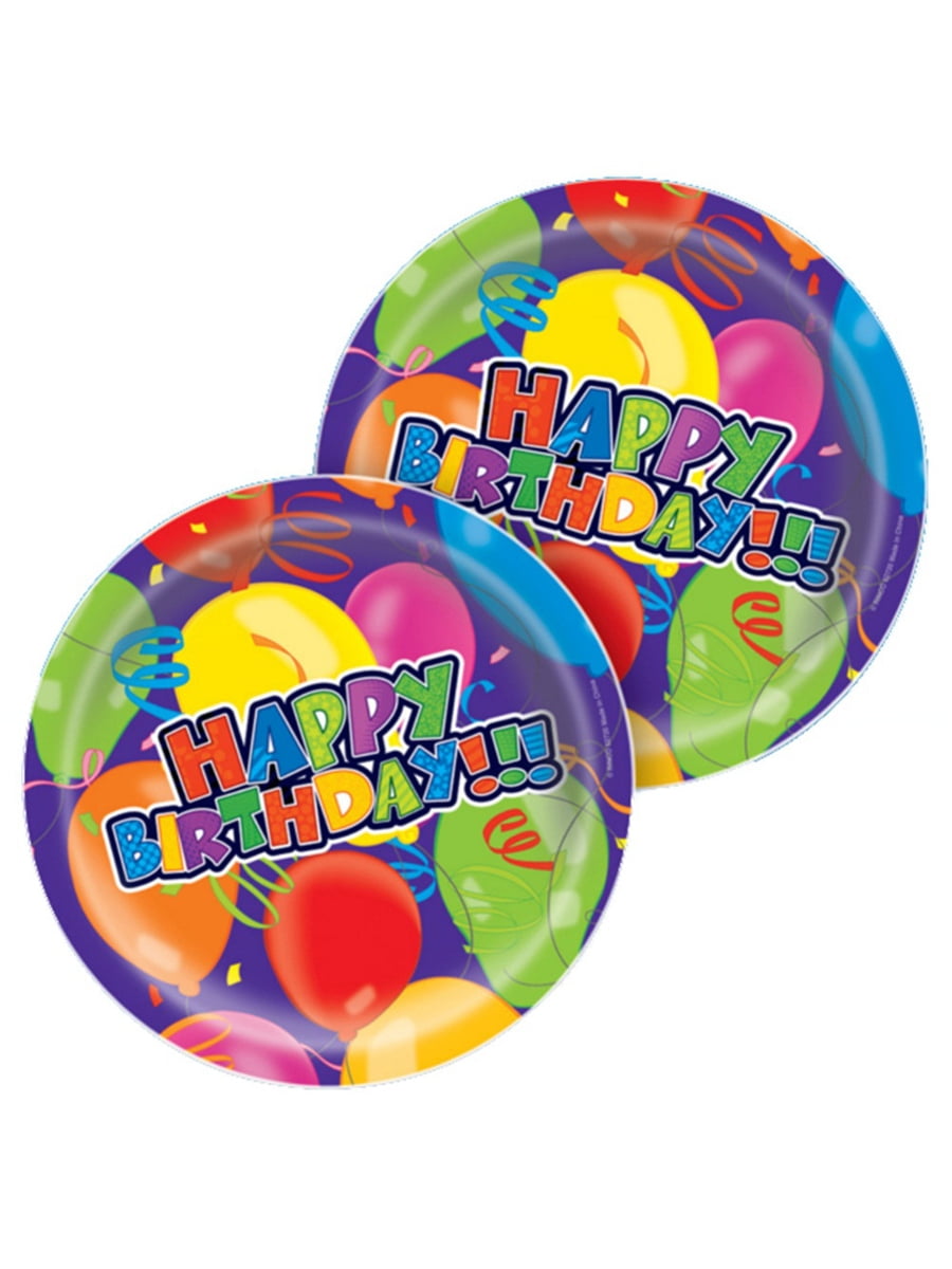 Rhode Island Novelty Lot 250 9" Happy Birthday Lunch Dinner Party Paper ...