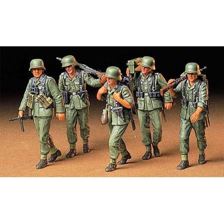 Tamiya 1/35 German Machine Gun Crew TAM35184 Plastic Accys Figure Sets ...