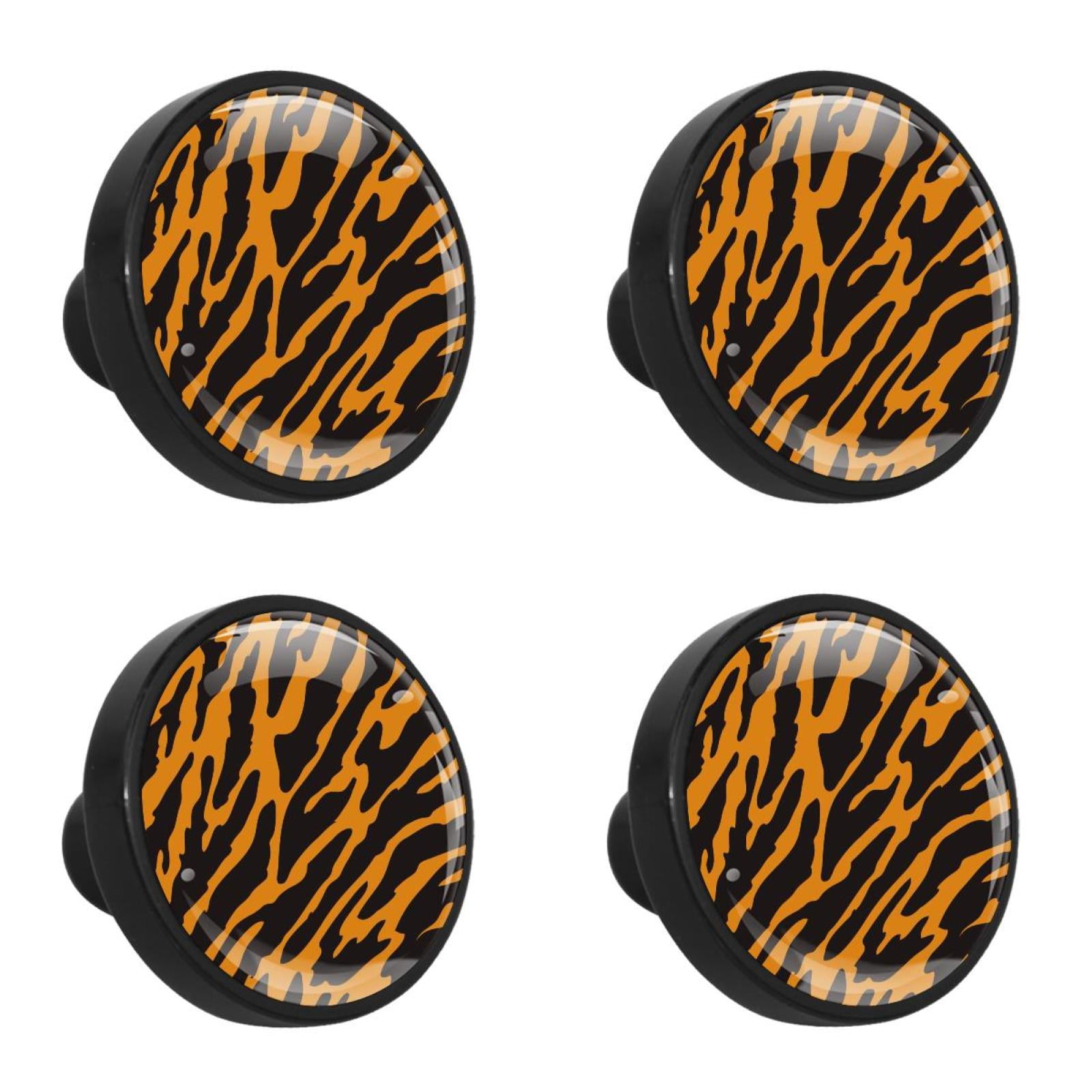 4 Pcs Tiger Skin Texture Knobs for Kitchen Cabinet Cupboard Dresser ...