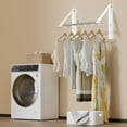 2026 New Wall Mounted Retractable Clothes Drying Rack, Aluminum ...