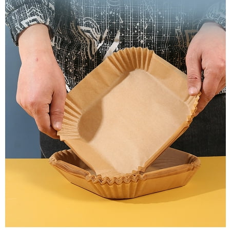 SICED 50 Pieces of Air Fryer Special Paper Square Household Oil ...