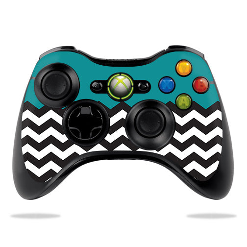 Skin Decal Wrap Compatible With Microsoft Xbox 360 Controller Teal ...