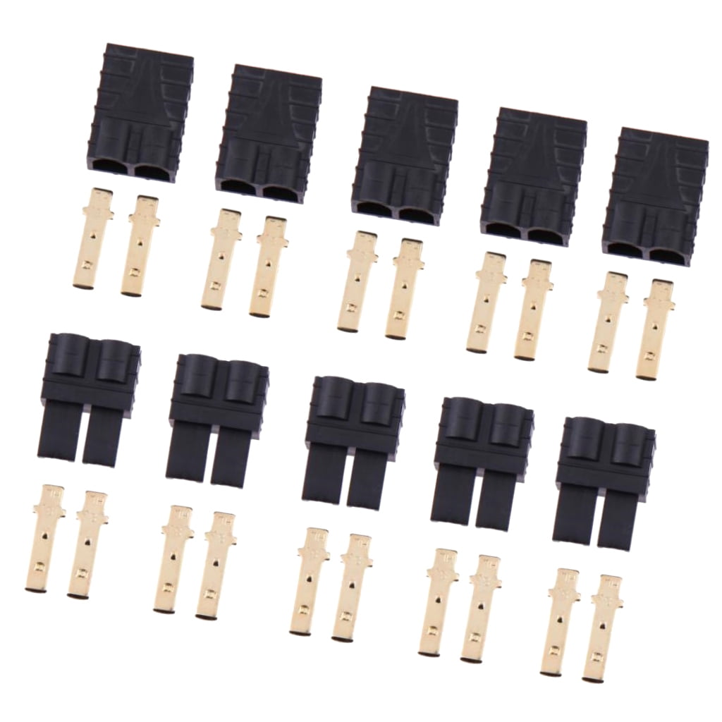 For ,RC 5 Pairs ,High Current Connector ESC Battery - Walmart.com