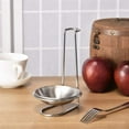 iPstyle Spoon Rest Holder, Stainless Steel Utensil Rest, Vertical Soup ...