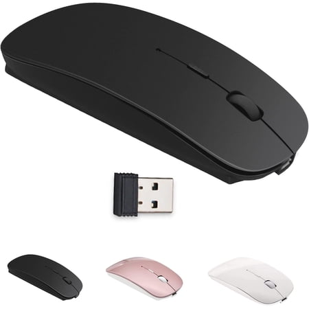 Rechargeable 2.4 Slim Wireless Mou - Optical Mice with USB Nano ...