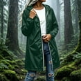 Brqkzdu Long Raincoats for Women Waterproof Lightweight Rain Jacket ...