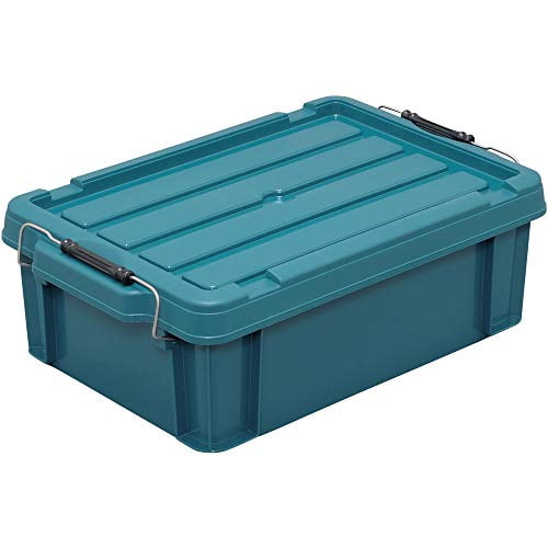 Iris Ohyama Buckle Container 13L BL-13 Blue Green - Walmart.ca