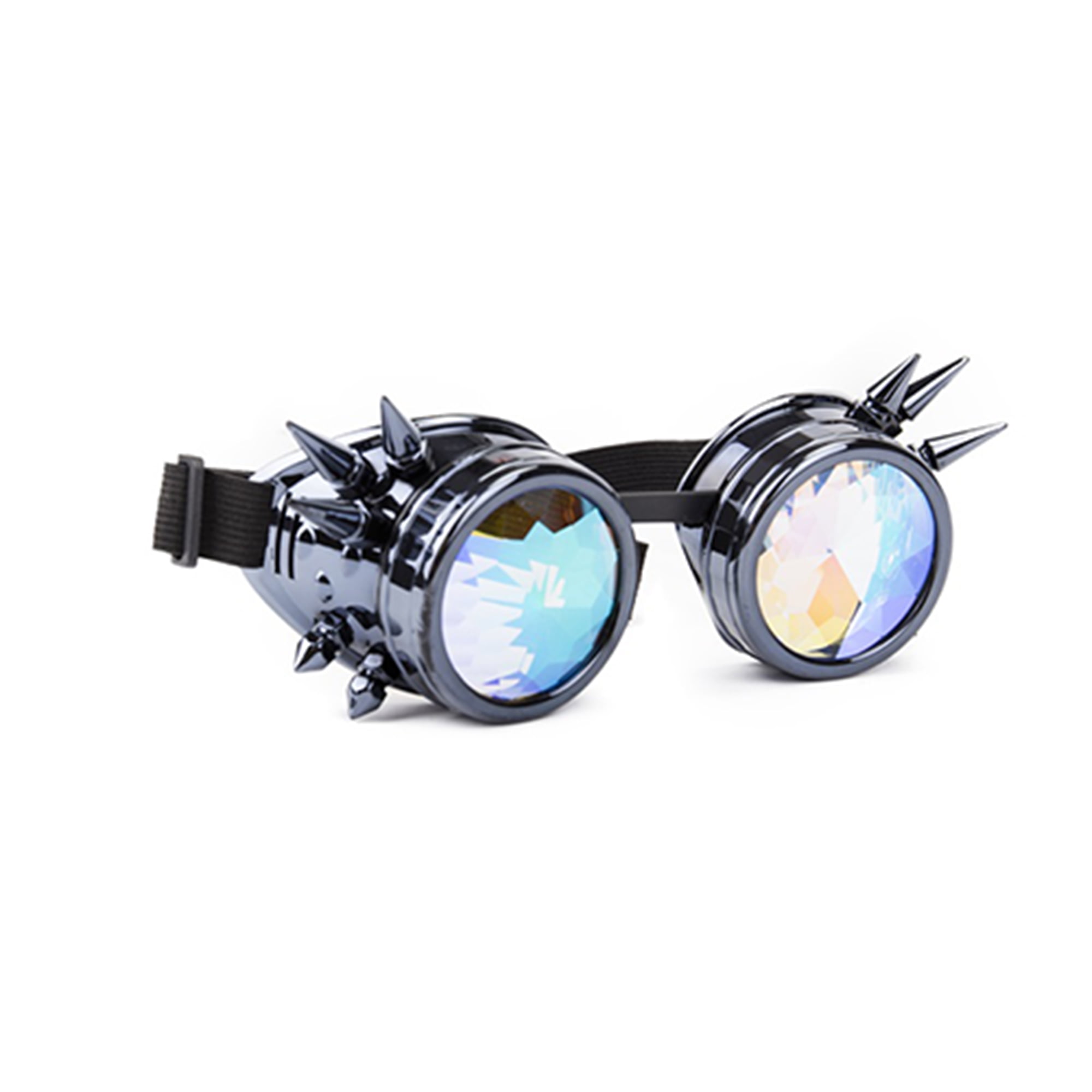 SAYFUT Vintage Rivets Diffraction Goggles Welding Steampunk Glasses ...