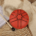 Imcbstt 3 Inch 6 Tone Steel Tongue Drum Mini Hand Pan Drums With Drumsticks Percussion Musical