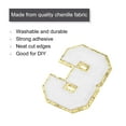 4 Packs Glitters Chenille Number Patches 8.4cm / 3.3" Embroidery ...