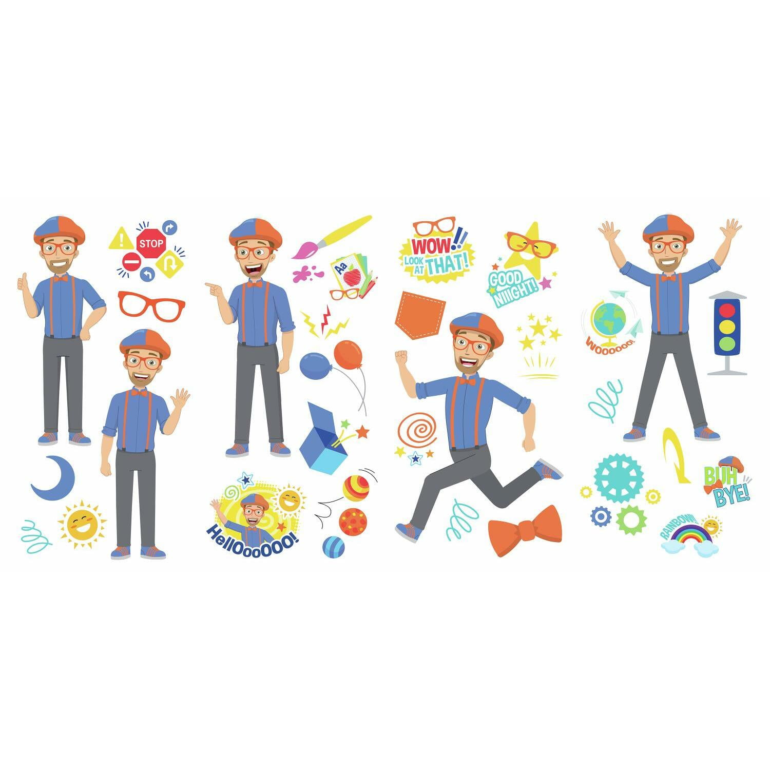 RoomMates Blippi Peel and Stick Wall Decals - Walmart.com