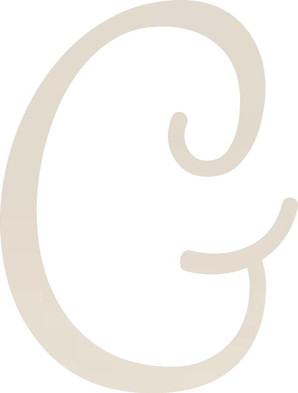 Acrylic Sign Letter, Plastic Blank G Script, 6'' Tall White Alphabet ...