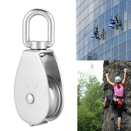 Single Pulley Block Stainless Steel Heavy Duty Single Wheel Swivel ...
