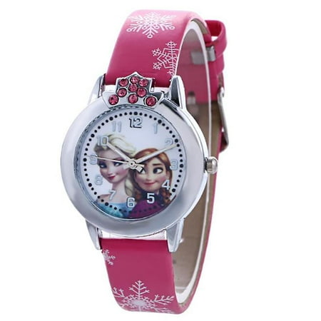 Frozen Princess Anna Elsa Watch Kids Girls Quartz Watches Gifts-Red ...