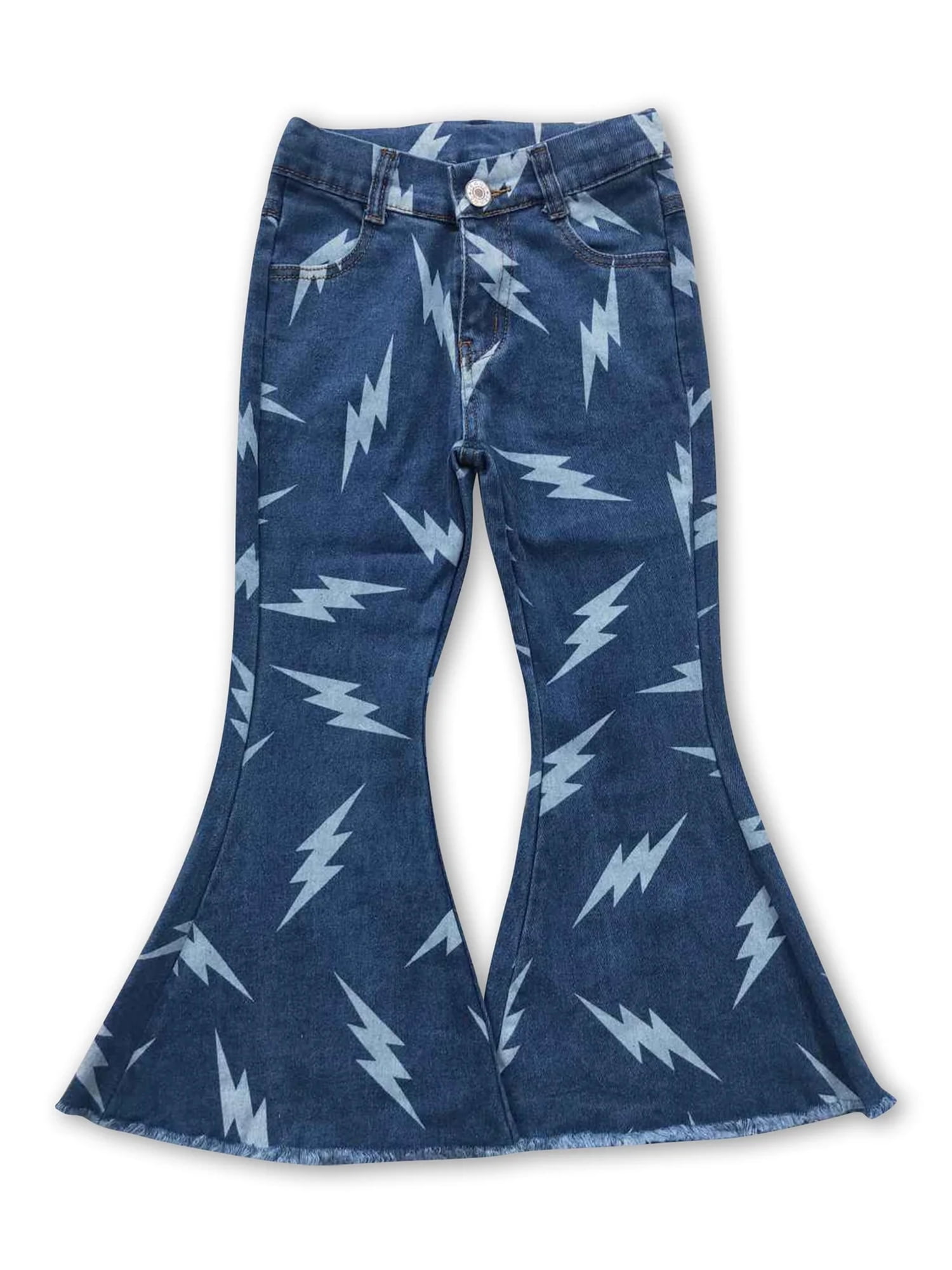 YAWOO Girls Kid New Flare Jeans Denim Pants, Sizes 6M-16T - Walmart.com