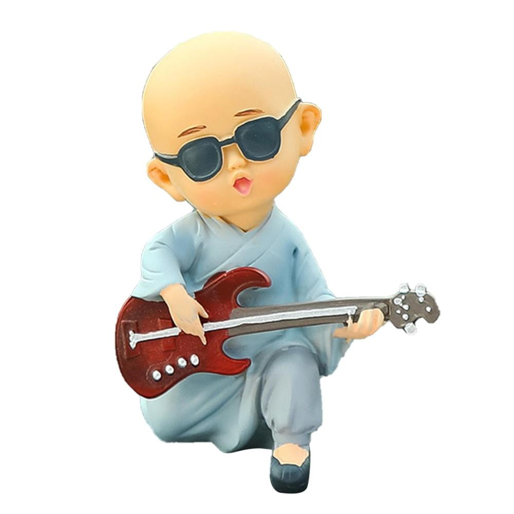 Little Monk Car Ornament | Creative Sweeping Band Little Monk Car ...