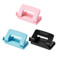 Portable Double Holes Puncher Punching Machine Paper Puncher Desktop ...