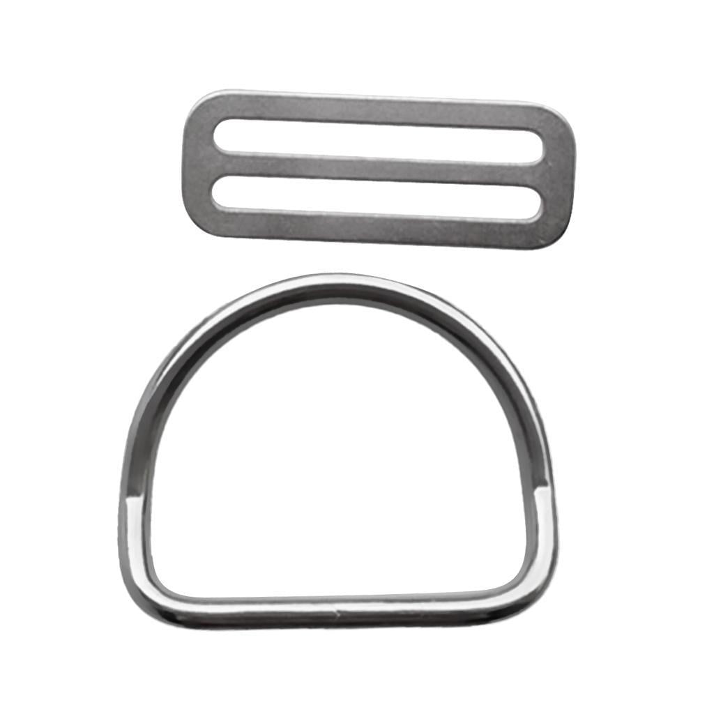 Aoanydony Heavy Duty Diving Weight Belt Keeper with Bent D Ring for 5cm Webbing - Walmart.com