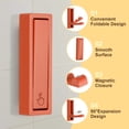 4Pack Foldable Wall Hooks, Wall Mounted Coat Hooks, Rectangle, Matte ...