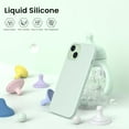CRKMGS-Compatible with iPhone 15 Case 6.1, Slim Liquid Silicone 3 ...