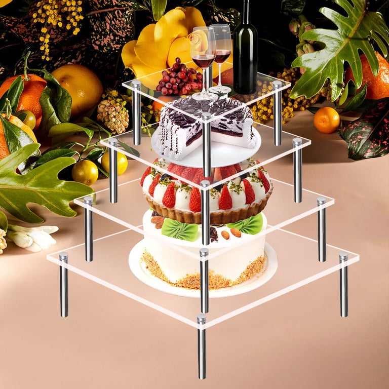 Square Acrylic Cake Stand