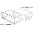 Sorbus Plastic Pull-Out Refrigerator Organizer Bins | Medium 2 Pack ... Sorbus Plastic Pull-Out Refrigerator Organizer Bins | Medium 2 Pack ...