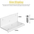 8 PCS Iron 4 Inch L Right Angle Bracket with Screws, 4" x 2" x 2" Metal ...