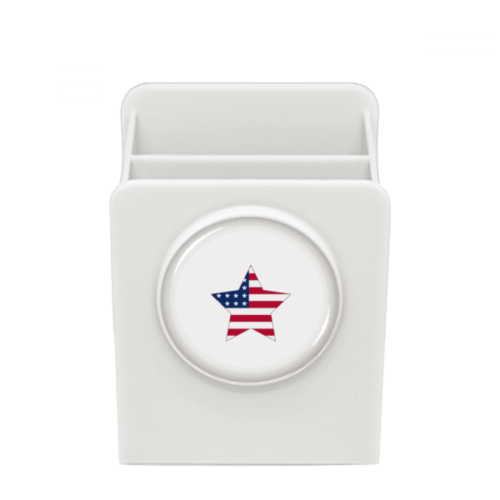 American Pentagram Flag Star Desk Pencil Holder Cup Pen Organizer ...