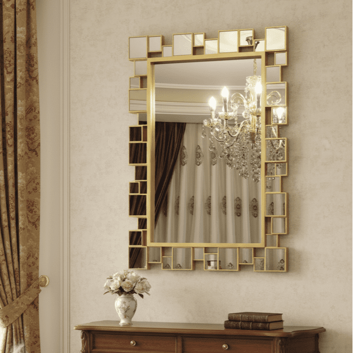 Click here for Accent Collection Decorative Wall Mirror With Gold... prices