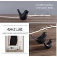 FANTESTICRYAN Small Birds Statues Gold Home Decor Modern Style Figurine ...