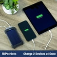 4Patriots Patriot Power Cell CX: Portable Solar Power Bank, Waterproof ...