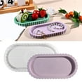 Artistic Large Oval Tray Mould In Sturdy Silicone Mould Craft Supplies ...