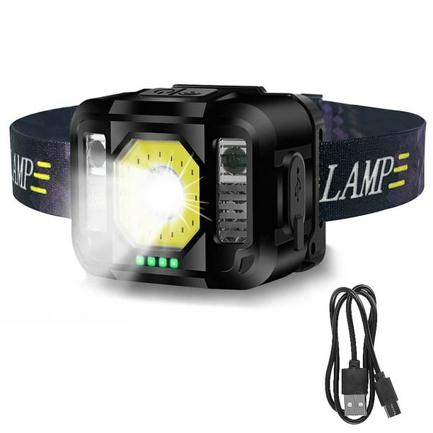 Led Headlamp Rechargeable 6 Modes 600 Lumen Head Lamp Waterproof Head ...