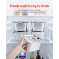 VEVOR Countertop Food Serving Display Container, Stainless Steel Food ...