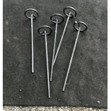 Sandbaggy Circle Top Pins, 6-Inch Landscape Staples, Steel Garden ...