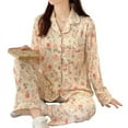 Linyooli Clothes Plus Pajamas Cartoon Female Lounge Sleepwear Dormir