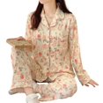Linyooli Clothes Plus Pajamas Cartoon Female Lounge Sleepwear Dormir