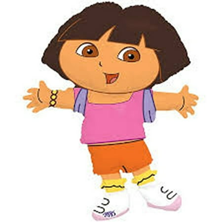 Jumbo Dora The Explorer Character Foil / Mylar Balloon 32" - Walmart.com