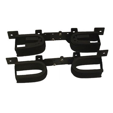 RUGGED GEAR FLOOR MOUNT GUN RACK BLACK METAL UNIVERSAL - Walmart.com