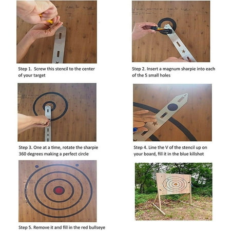 Throwing Axe Target Template Stencil needles game game Throwing Axe ...