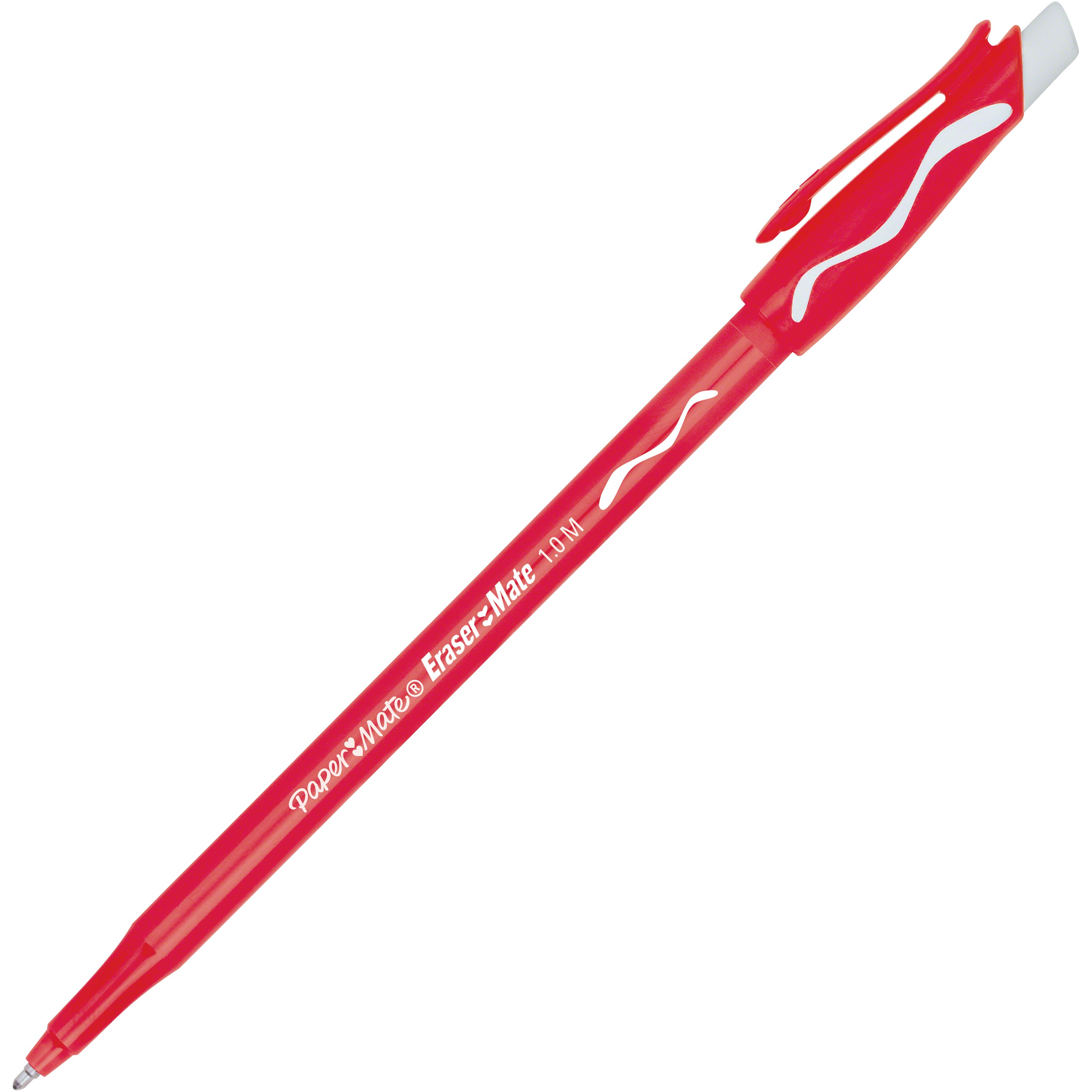Paper Mate Eraser Mate Ballpoint Stick Erasable Pen Red Ink Medium Paper Mate Eraser Mate Ballpoint Stick Erasable Pen Red Ink Medium